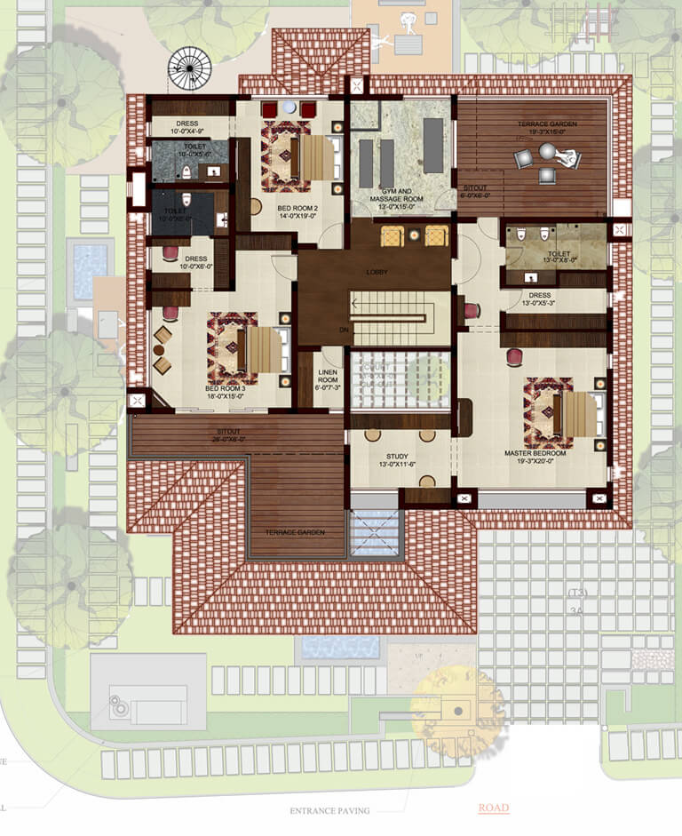 Buckingham Garden || Villa Options