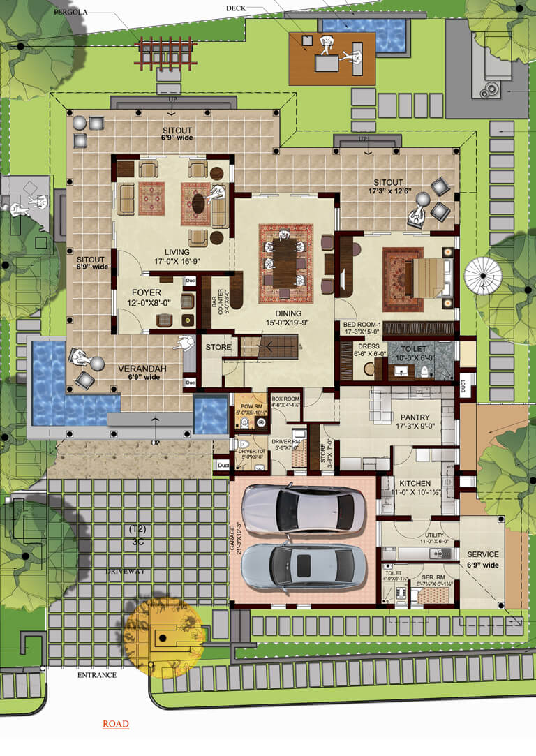 Buckingham Garden || Villa Options